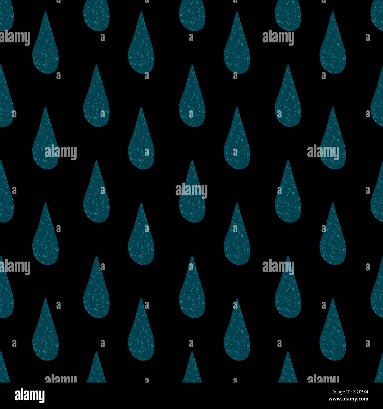 Rain seamless water drops pattern for textiles and packaging and gifts ...