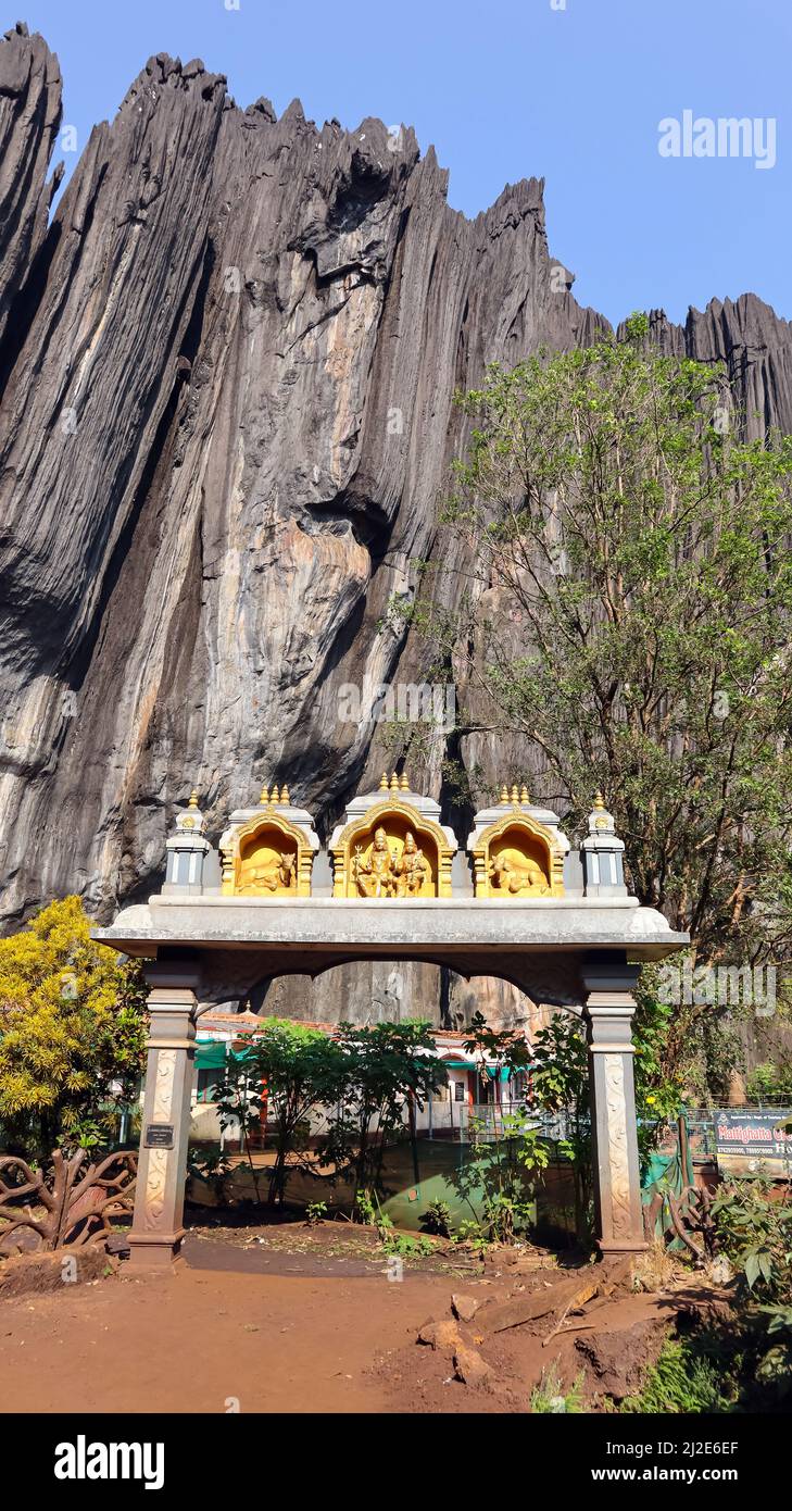 Entrance of Yana Temple and Caves from back, Uttara Kannada, Karnataka ...