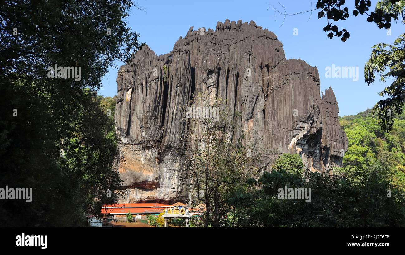 Beautiful View of Yana Caves, Uttara Kannada, Karnataka, India Stock ...