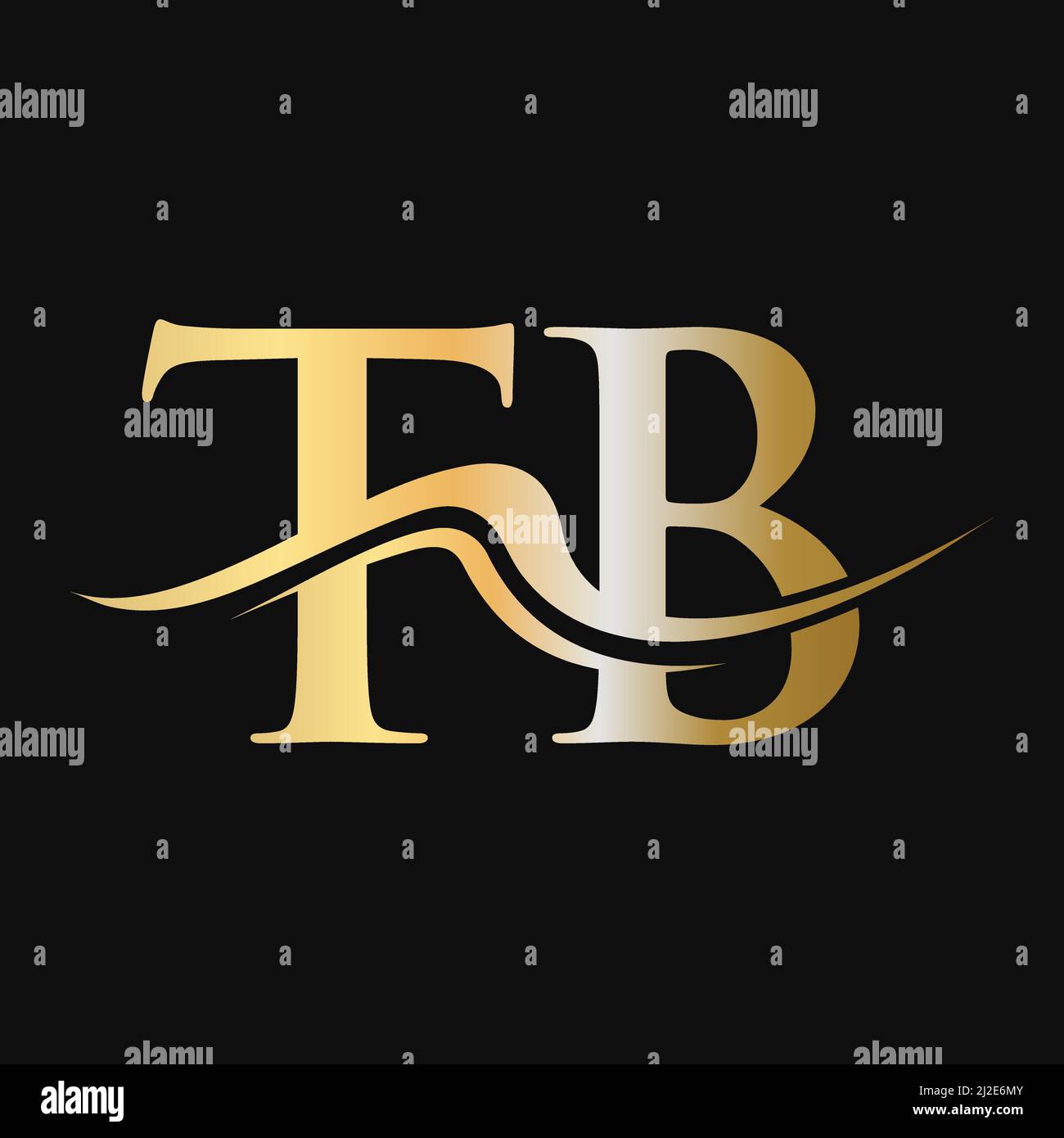 Letter TB Logo Design. Initial TB Logotype Template For Business And ...