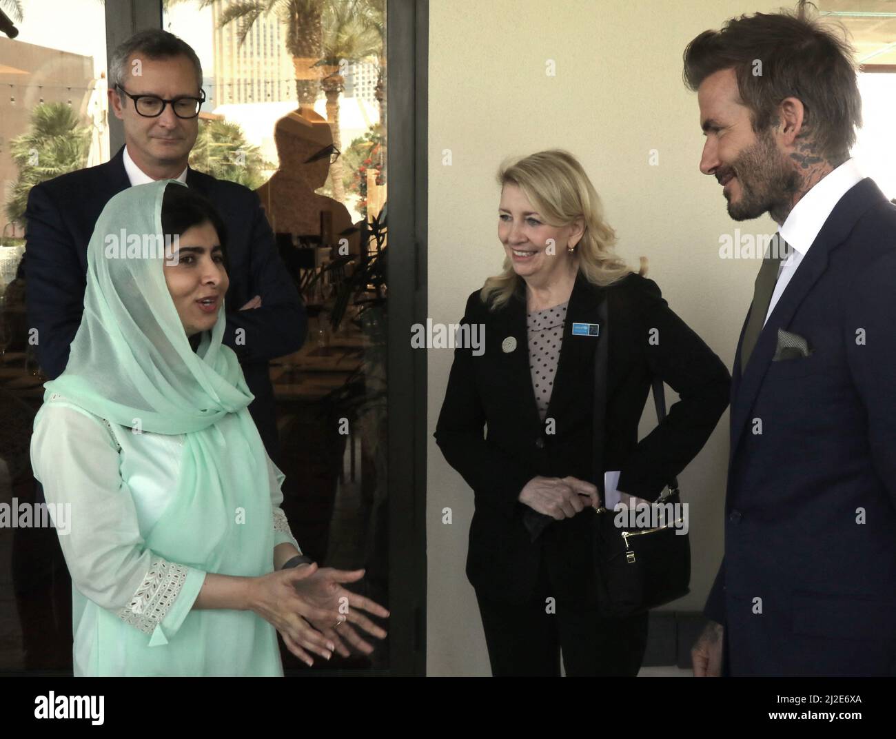 Malala Yousafzai With David Beckham