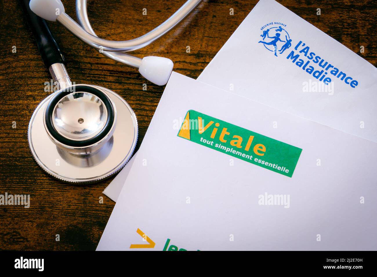 Health insurance card france hi-res stock photography and images - Alamy