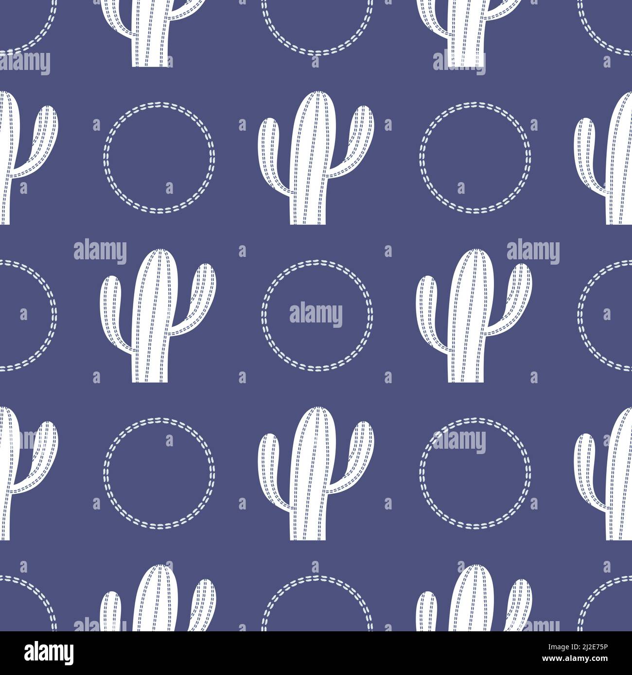 Floral seamless cactus pattern for fabrics and textiles and packaging ...