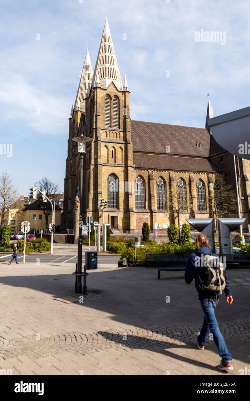 St. Clemens Catholic Church in Solingen Stock Photo - Alamy