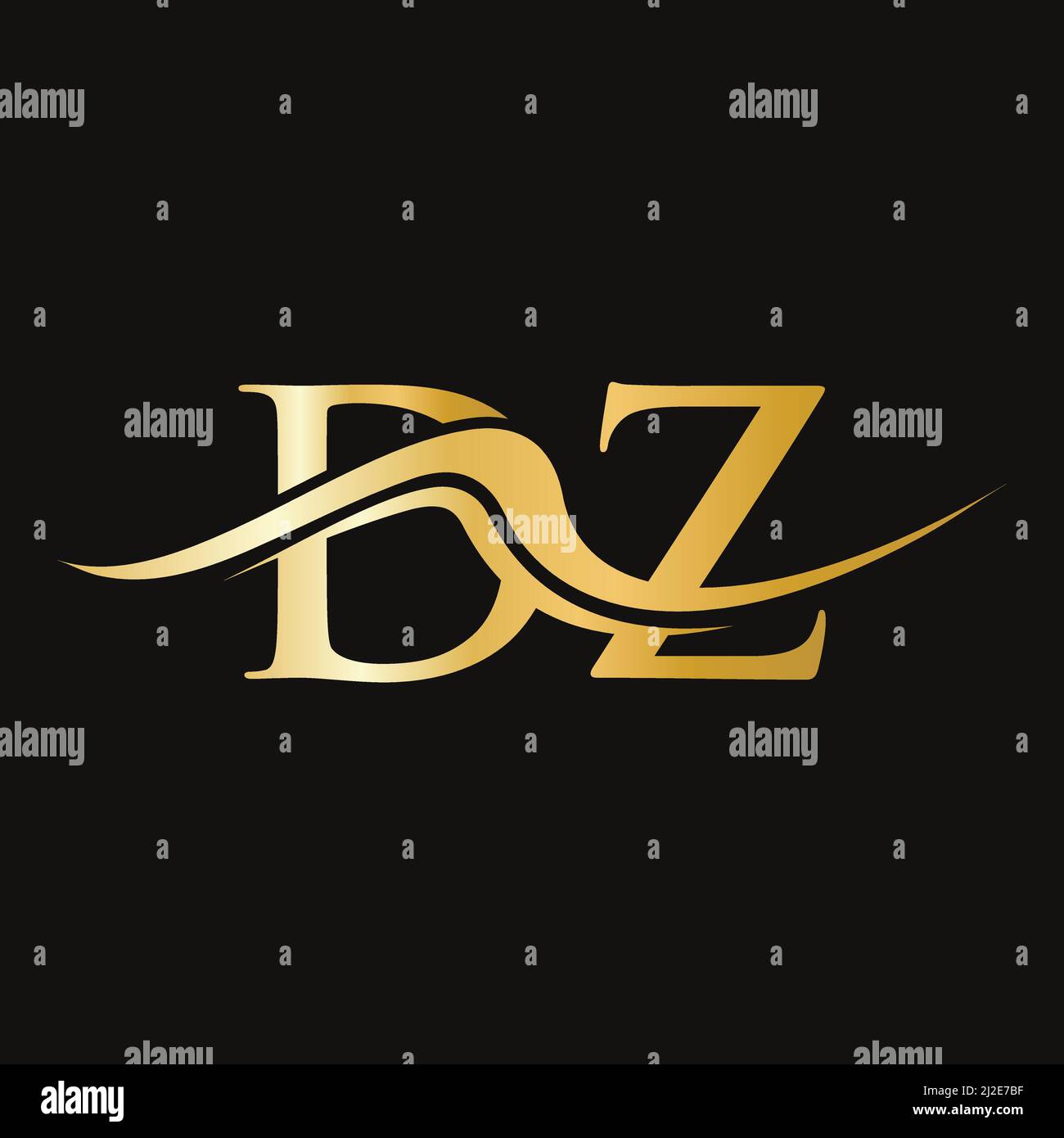 Letter dz logo Stock Vector Images - Alamy