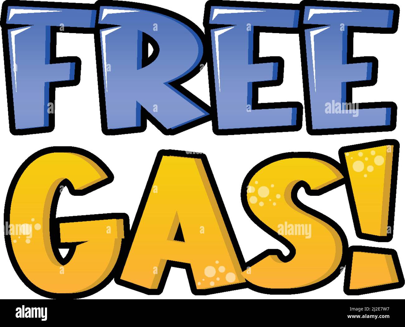Gas font Stock Vector Images - Alamy