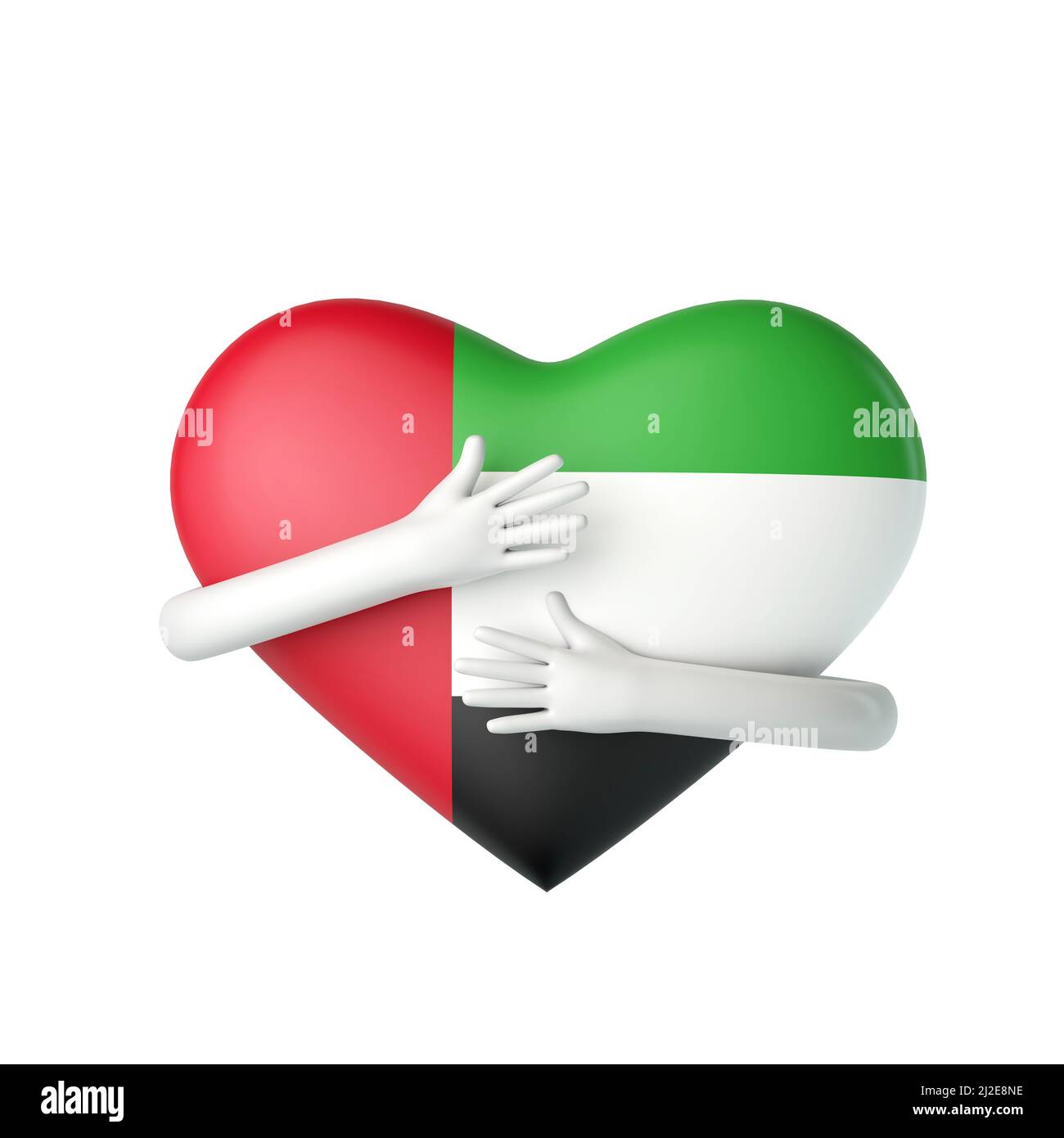Uae flag hand hi-res stock photography and images - Alamy