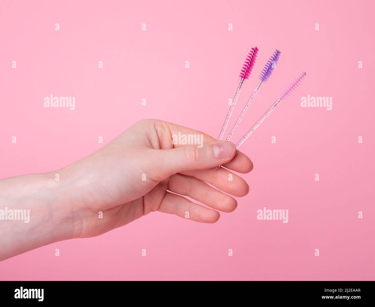 Eyelash extension procedure spa hi-res stock photography and images - Alamy