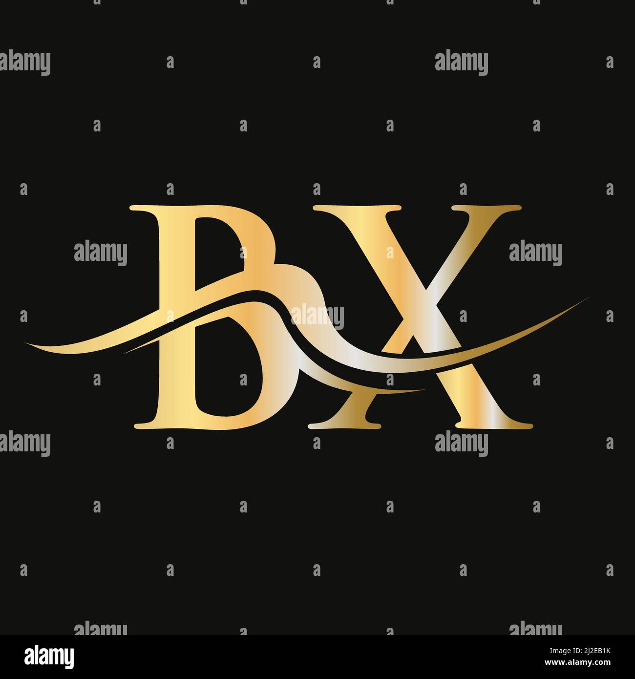 Bx logo design hi-res stock photography and images - Alamy