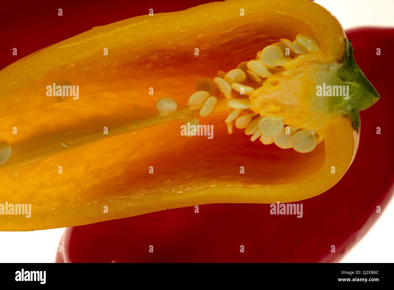 Macro food still life of colourful fun sized (Capsicum annuum) peppers ...