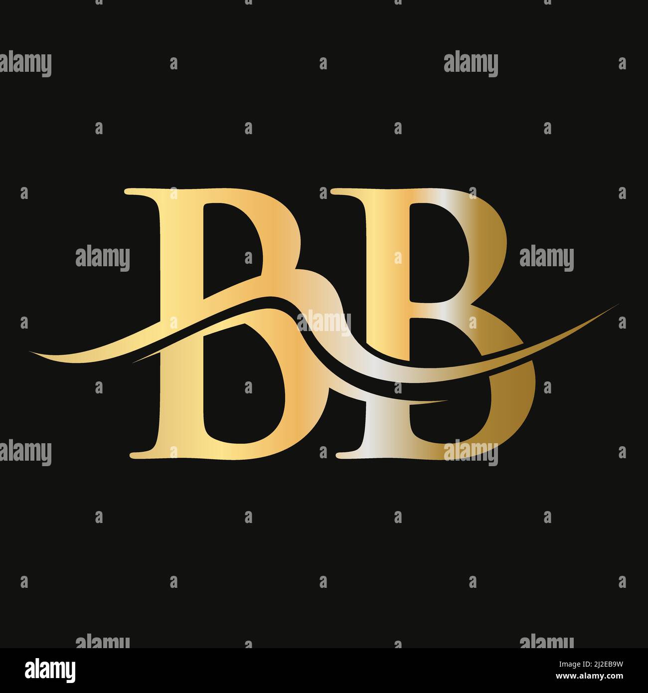 Bb logo design hi-res stock photography and images - Alamy