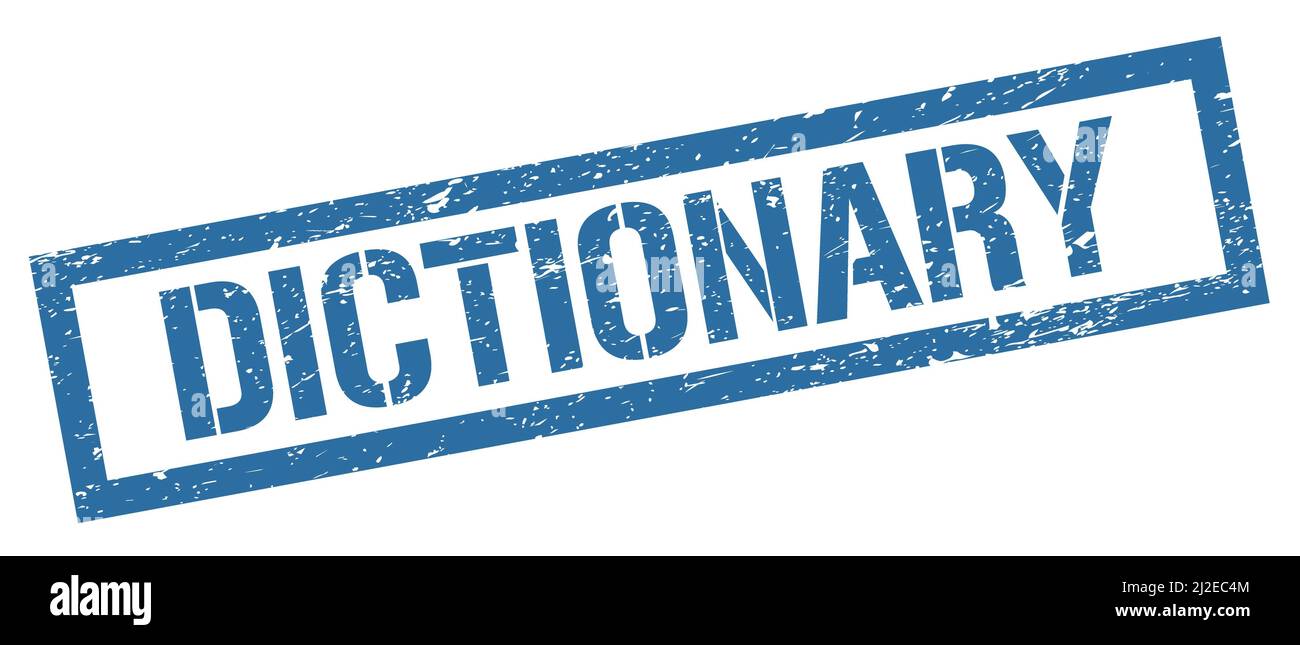 Dictionary stamp hi-res stock photography and images - Alamy