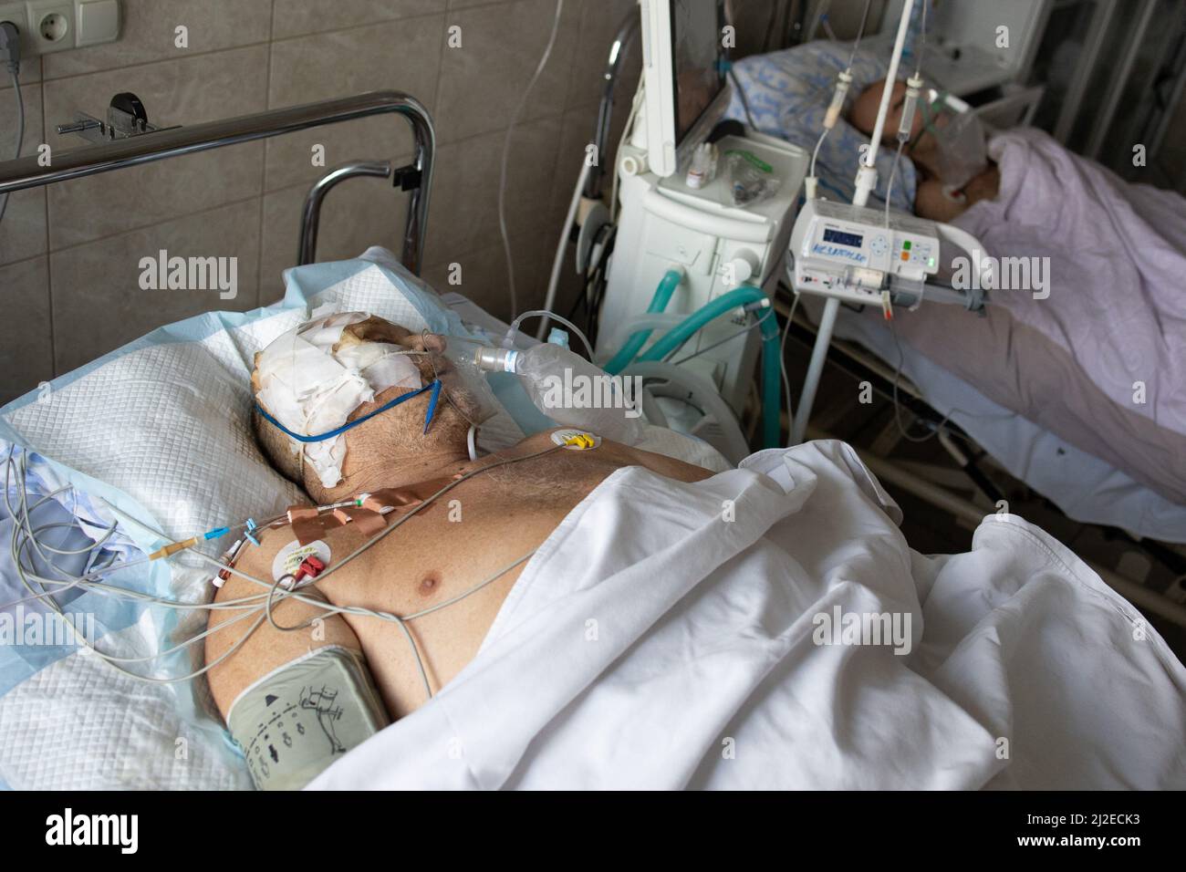 Civilian wounded by Russian shelling in critical conditions in the ...