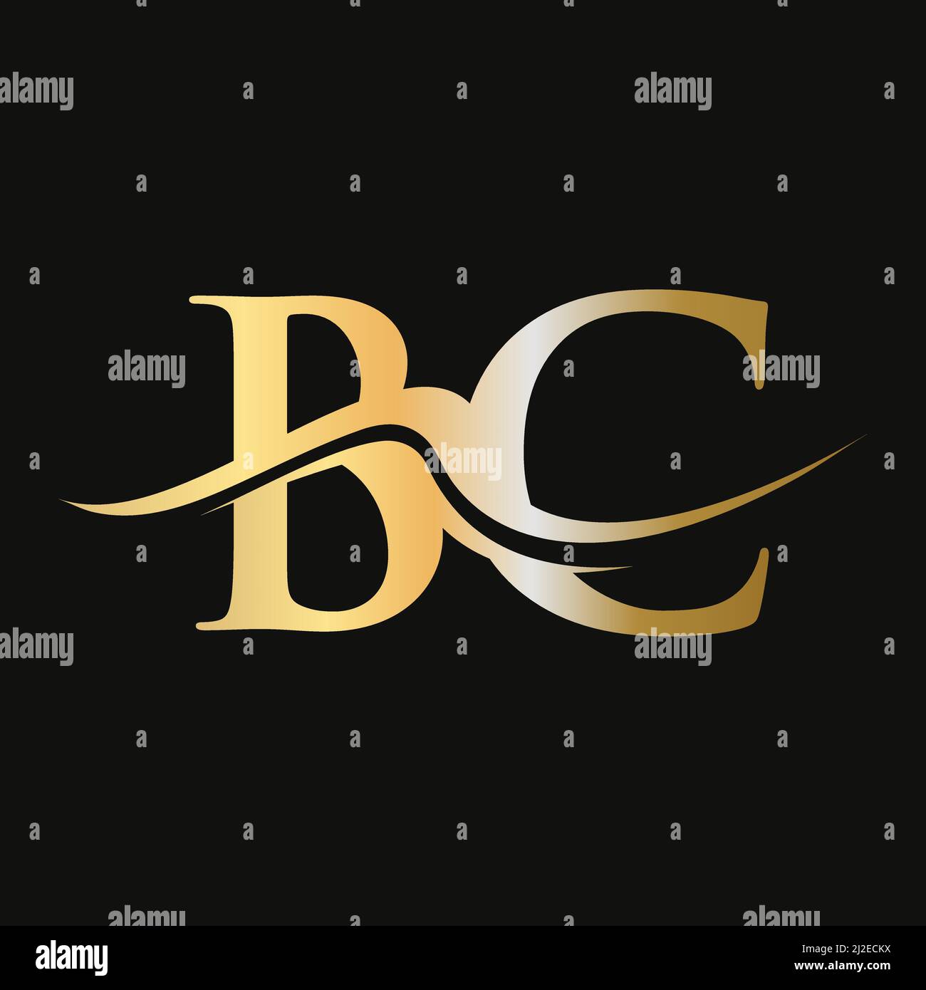 Letter BC Logo Design. Initial BC Logotype Template For Business And Company Logo Stock Vector ...