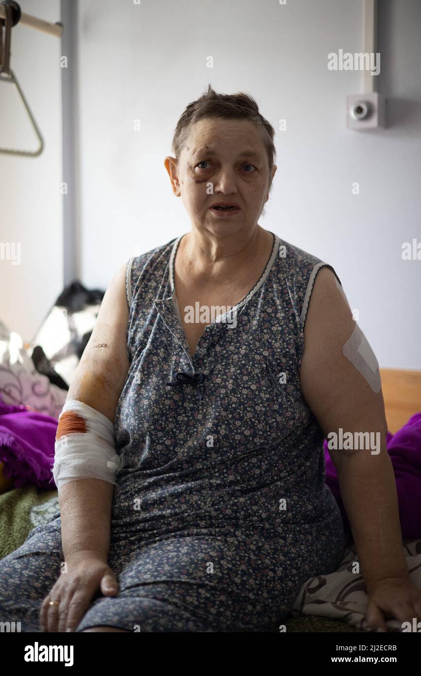 Wounded mother, Svetlana 55 yo, and her daughter, Lydia 32 yo, survived ...