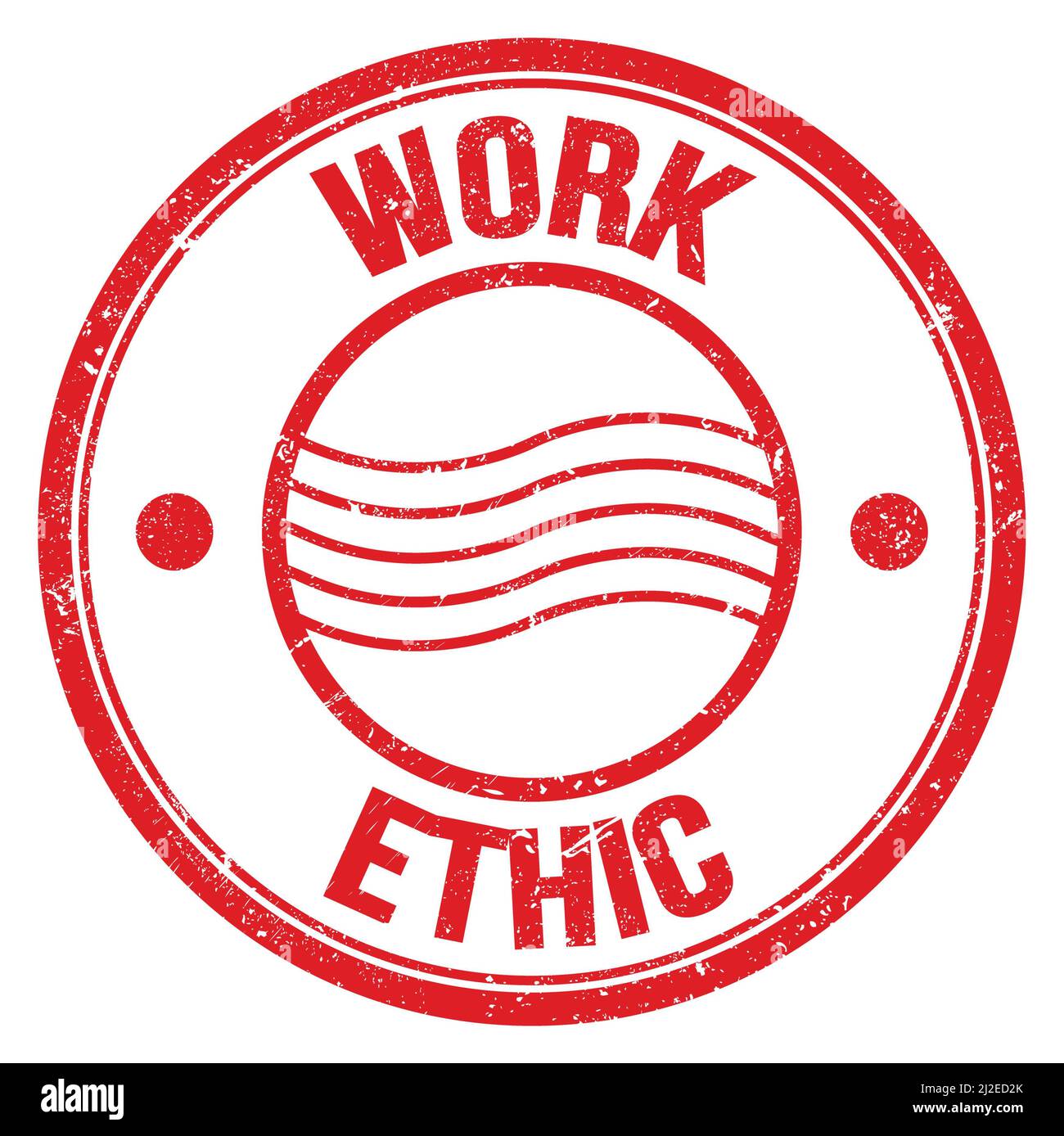 WORK ETHIC text written on red round postal stamp sign Stock Photo - Alamy