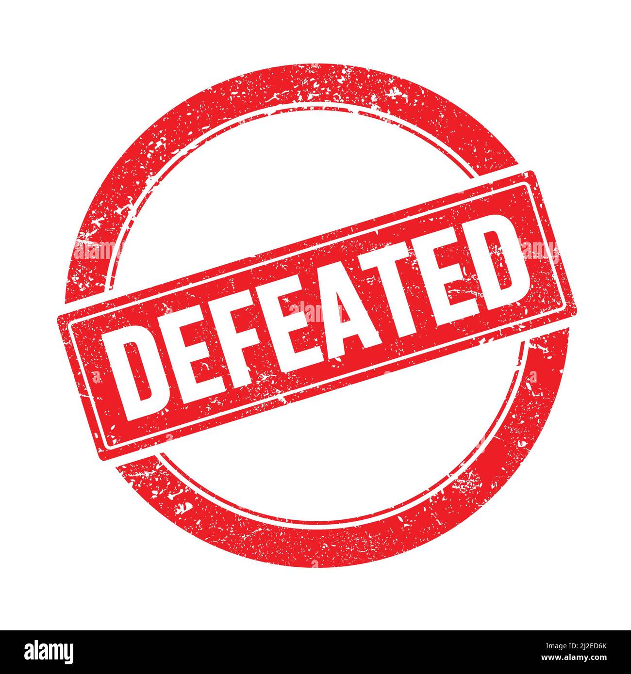 Defeated banner Cut Out Stock Images & Pictures - Alamy