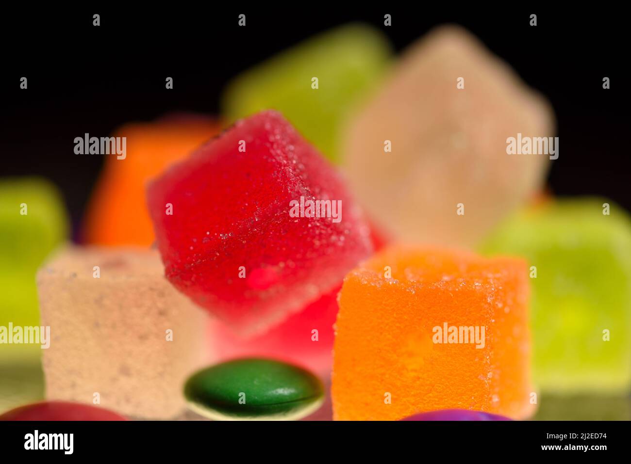 Candy in different colours stock photo Stock Photo - Alamy