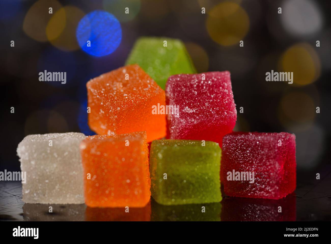Candy in different colours stock photo Stock Photo - Alamy