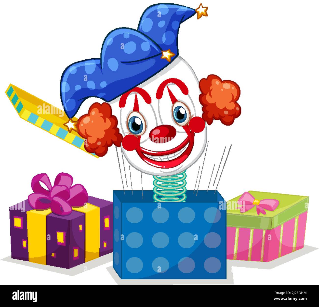 Cartoon drawing of jack in the box hi-res stock photography and images ...