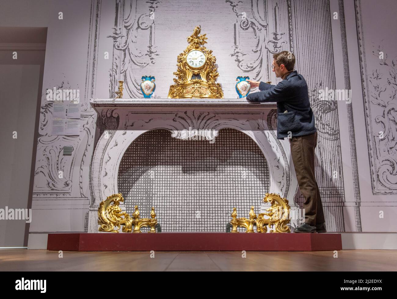 The Wallace Collection, London, UK. 1 April 2022. Objects in the ...