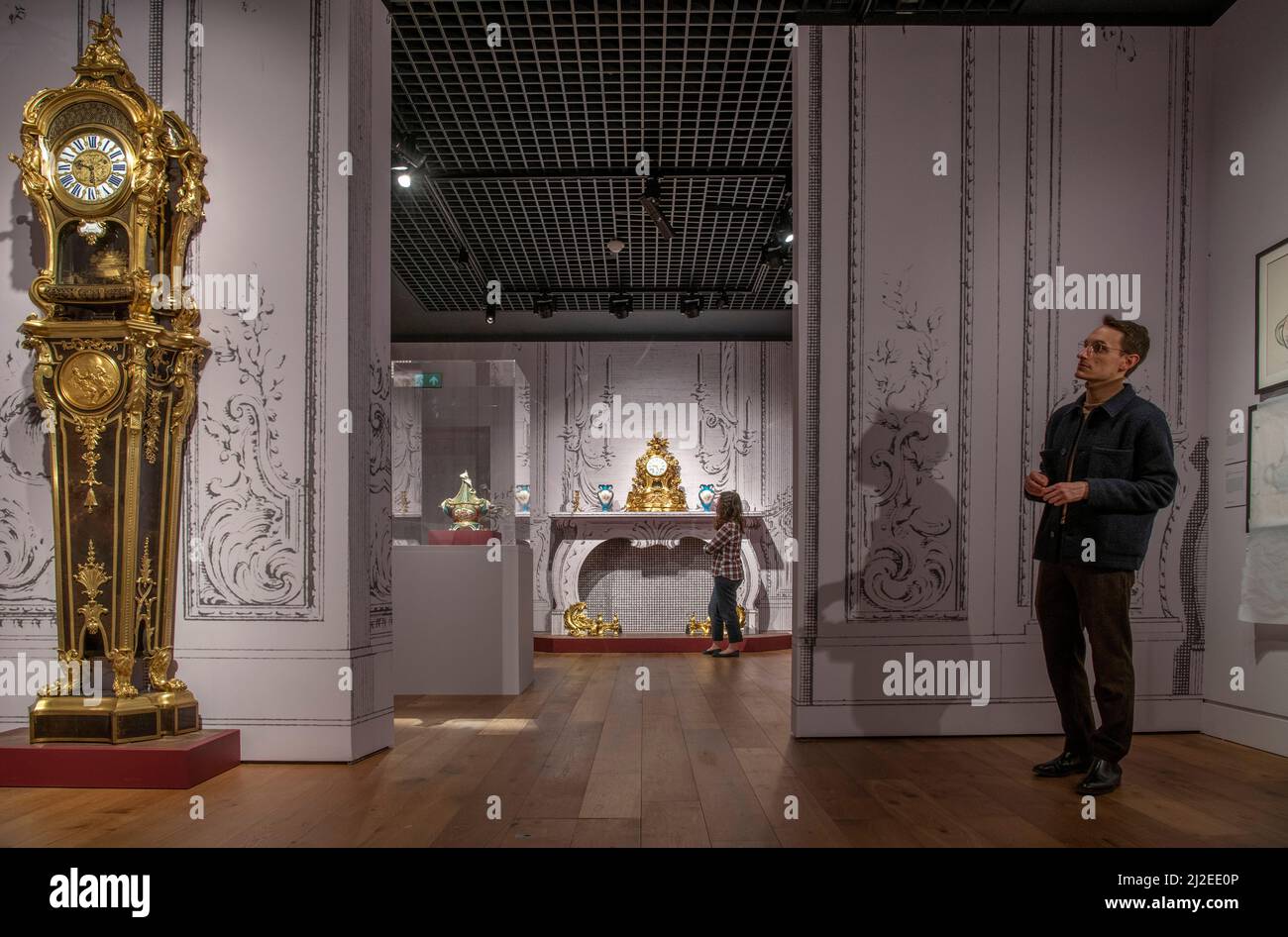 The Wallace Collection, London, UK. 1 April 2022. Objects in the ...