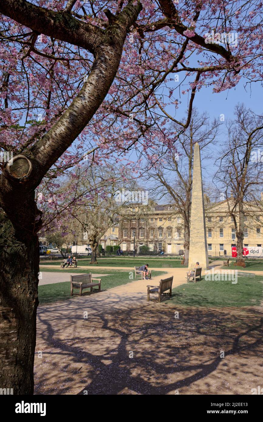 Spring in Queens square bath Stock Photo - Alamy