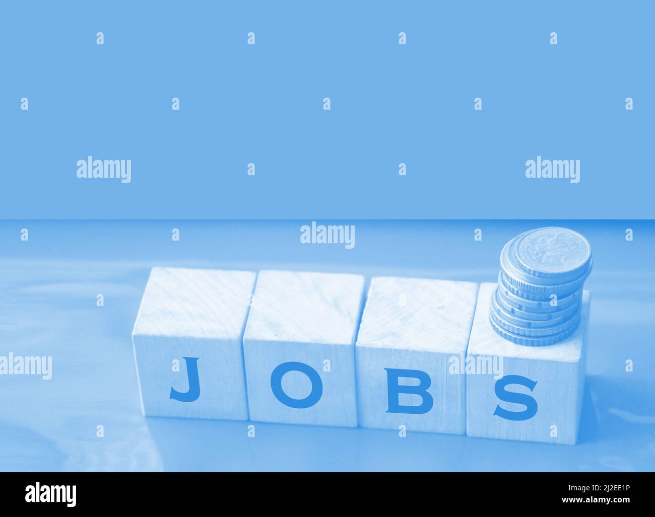 Word employment made wooden blocks hi-res stock photography and images ...