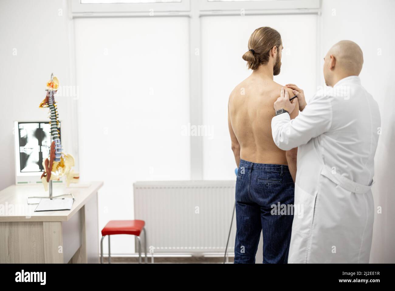 Man health examination hi-res stock photography and images - Alamy