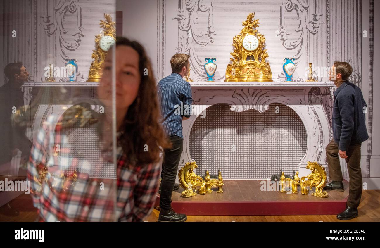 The Wallace Collection, London, UK. 1 April 2022. Objects in the ...