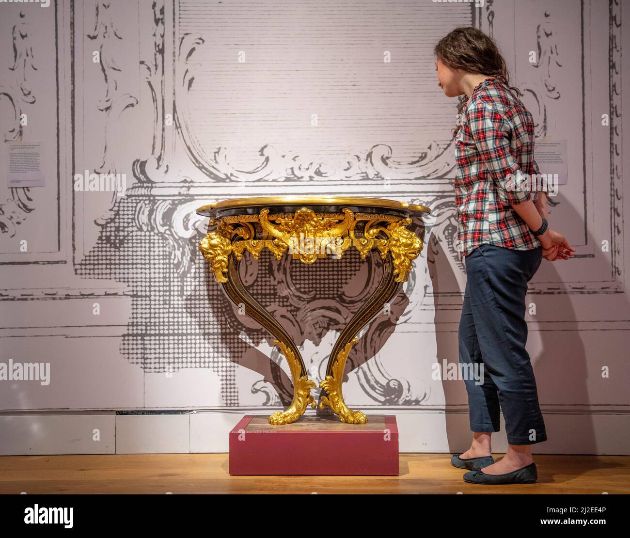 The Wallace Collection, London, UK. 1 April 2022. Objects in the ...