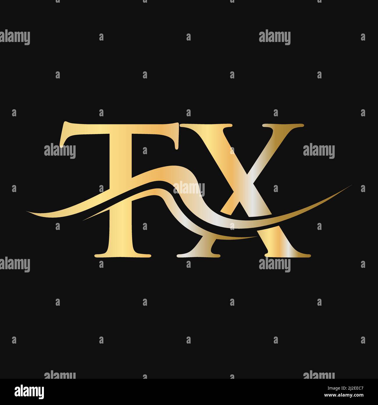 Letter TX Logo Design. Initial TX Logotype Template For Business And ...