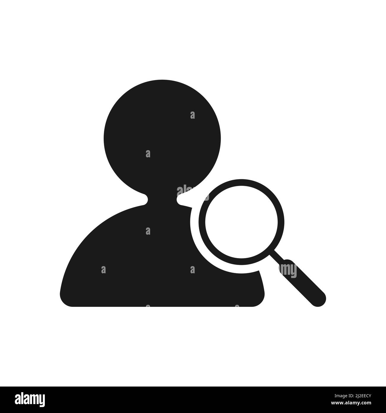 Magnify glass Black and White Stock Photos & Images - Alamy