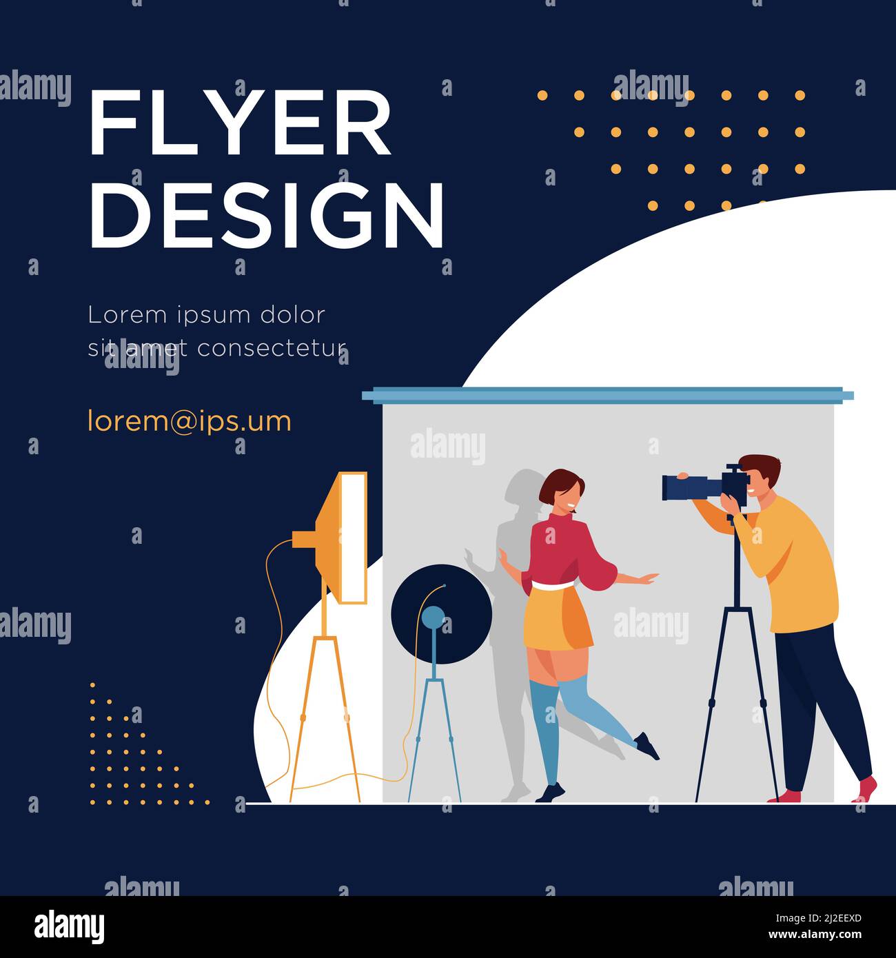 Professional photographer taking pictures of young woman. Female model ...