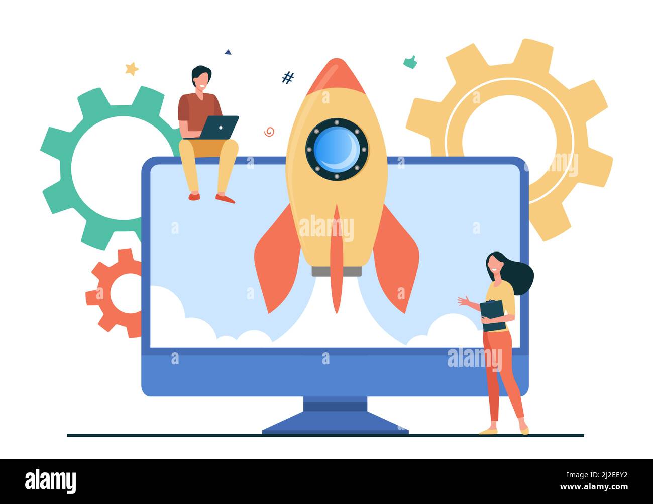 Rocket monitor hi-res stock photography and images - Alamy