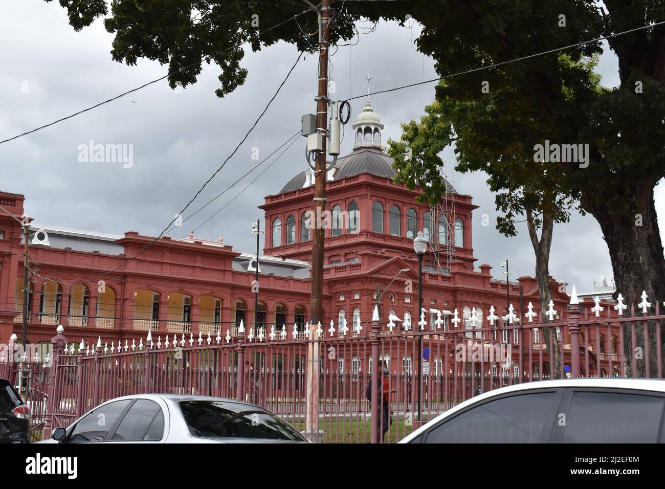 Port-of-Spain, Trinidad and Tobago- March 9, 2022- The Red House where ...