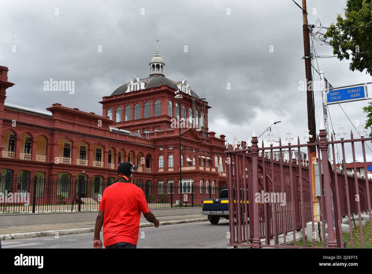Port-of-Spain, Trinidad and Tobago- March 9, 2022- The Red House where ...