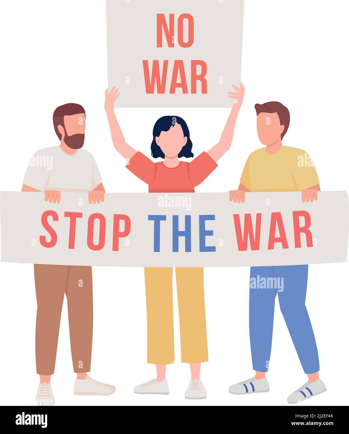 Slogan against war Stock Vector Images - Alamy
