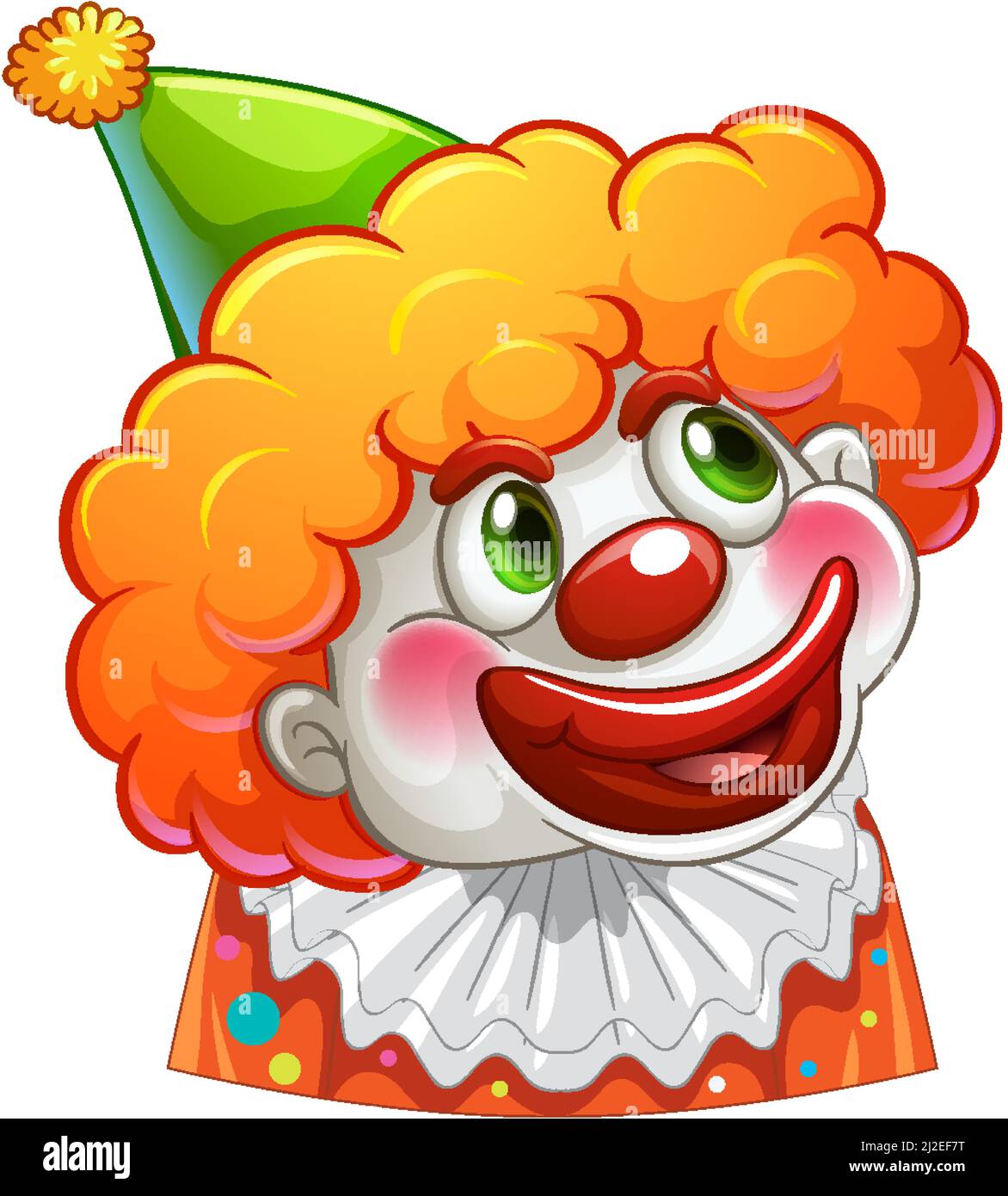Cute clown cartoon character illustration Stock Vector Image & Art - Alamy