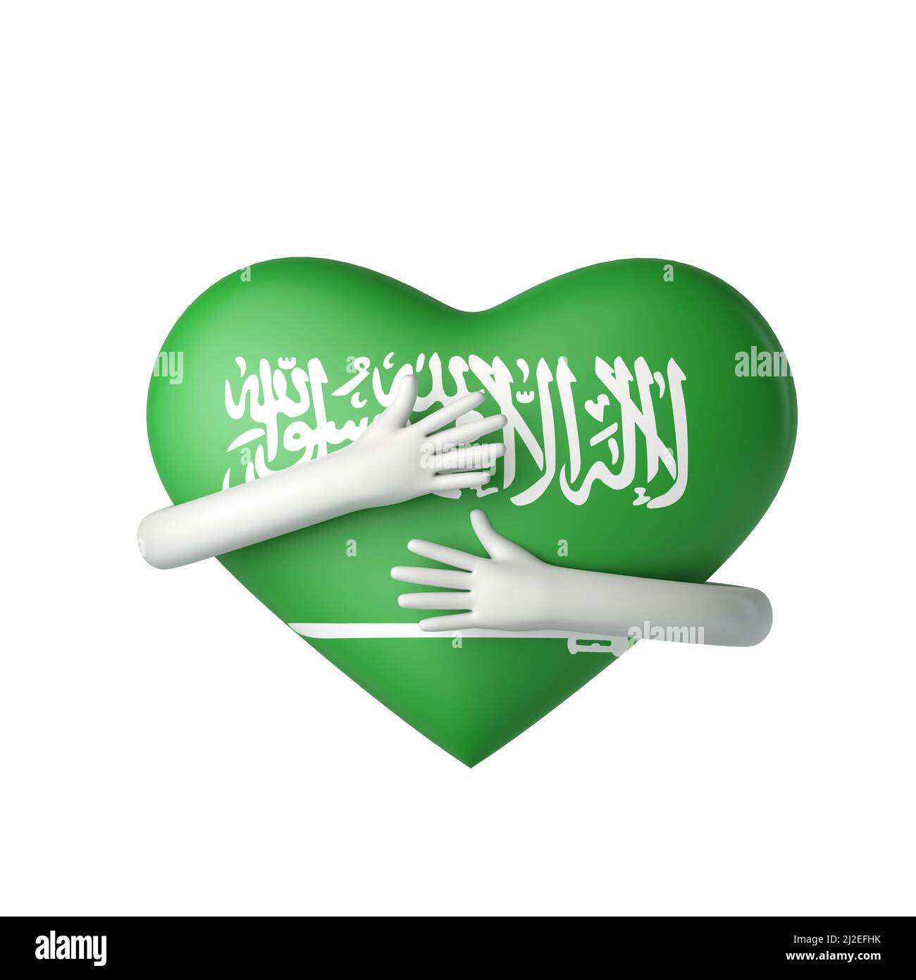Saudi arabian 3d flag hi-res stock photography and images - Alamy