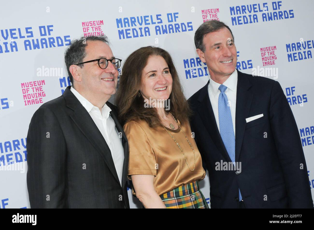 New York, United States. 01st Apr, 2022. (L-R) Michael Barker, Cheryl ...