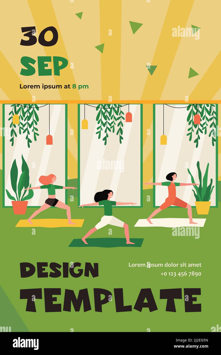 Wellbeing gymnastics Stock Vector Images - Alamy