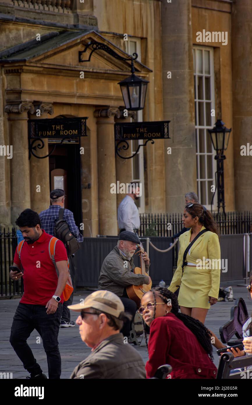 Bath city centre spring hi-res stock photography and images - Alamy