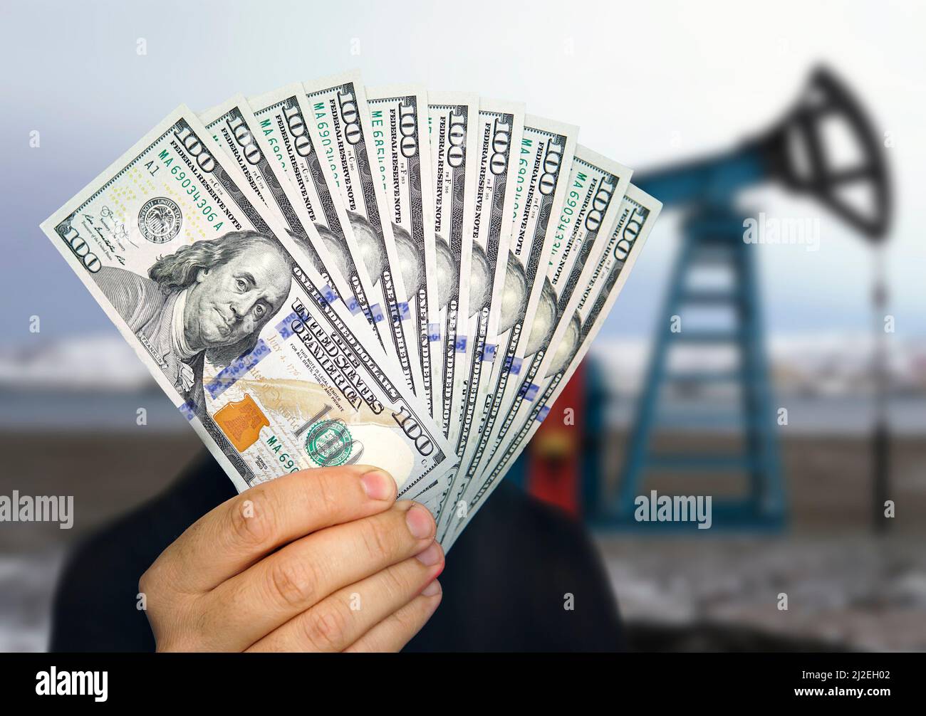 Green Oil pump oil rig energy industrial machine for petroleum crude ...