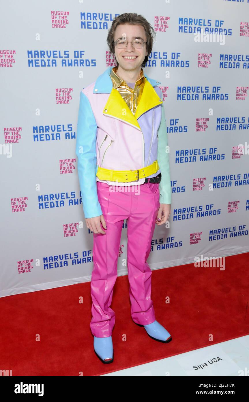 New York, United States. 31st Mar, 2022. Jackson Tucker-Meyer attends ...