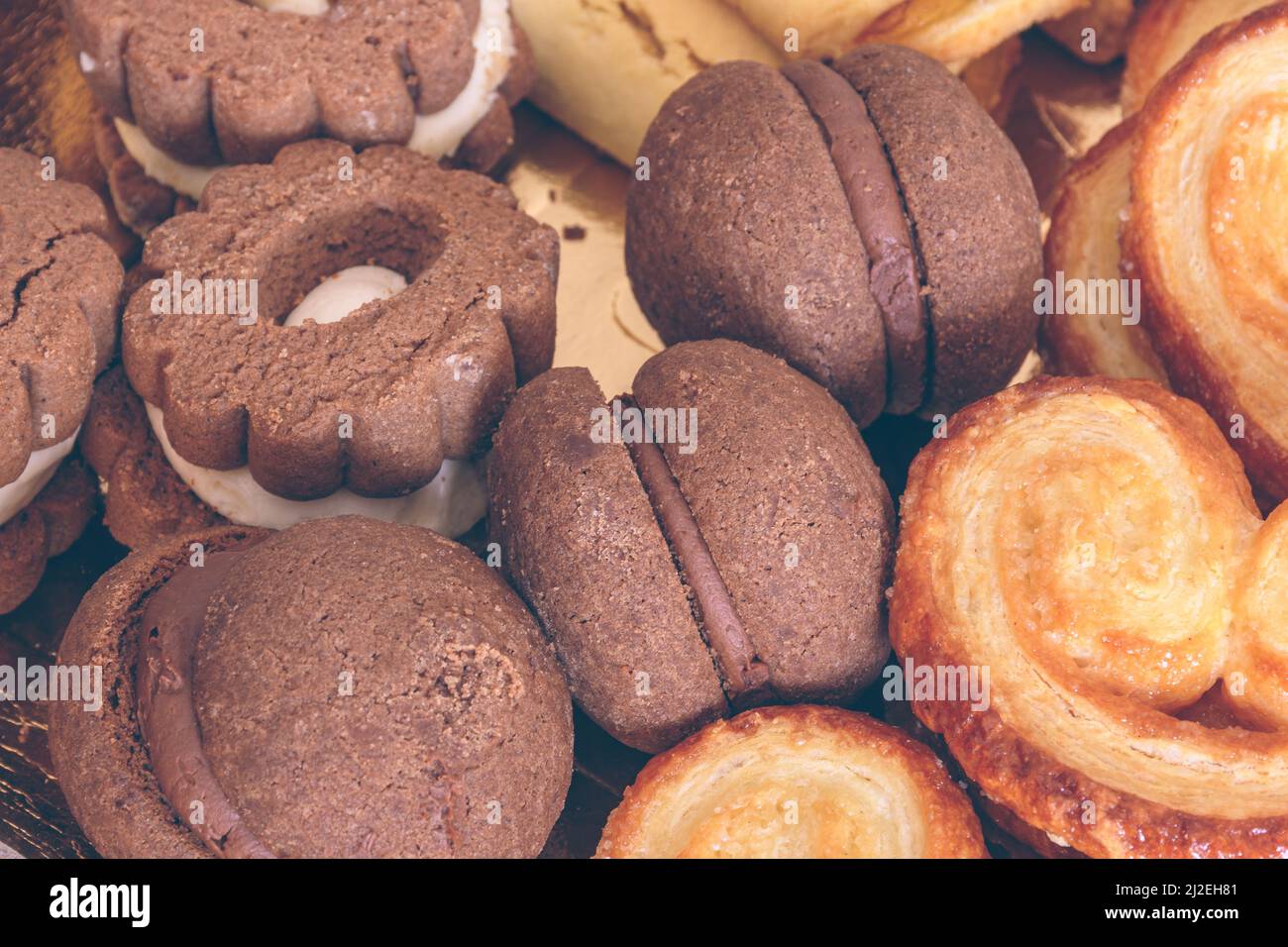 Assorted Fresh Biscuits Stock Photo - Alamy