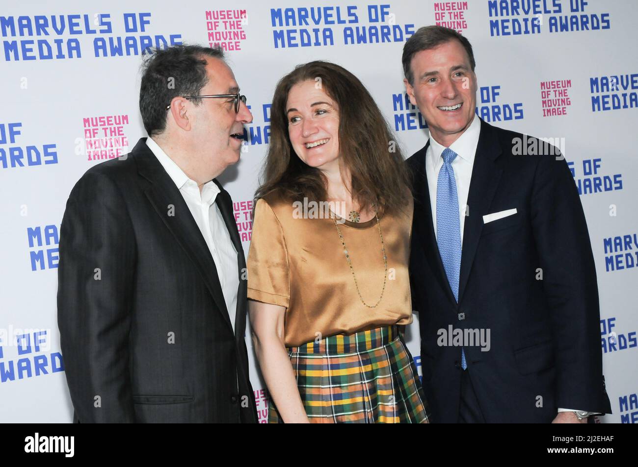 (L-R) Michael Barker, Cheryl Henson and Ivan Lustig attend the Marvels ...