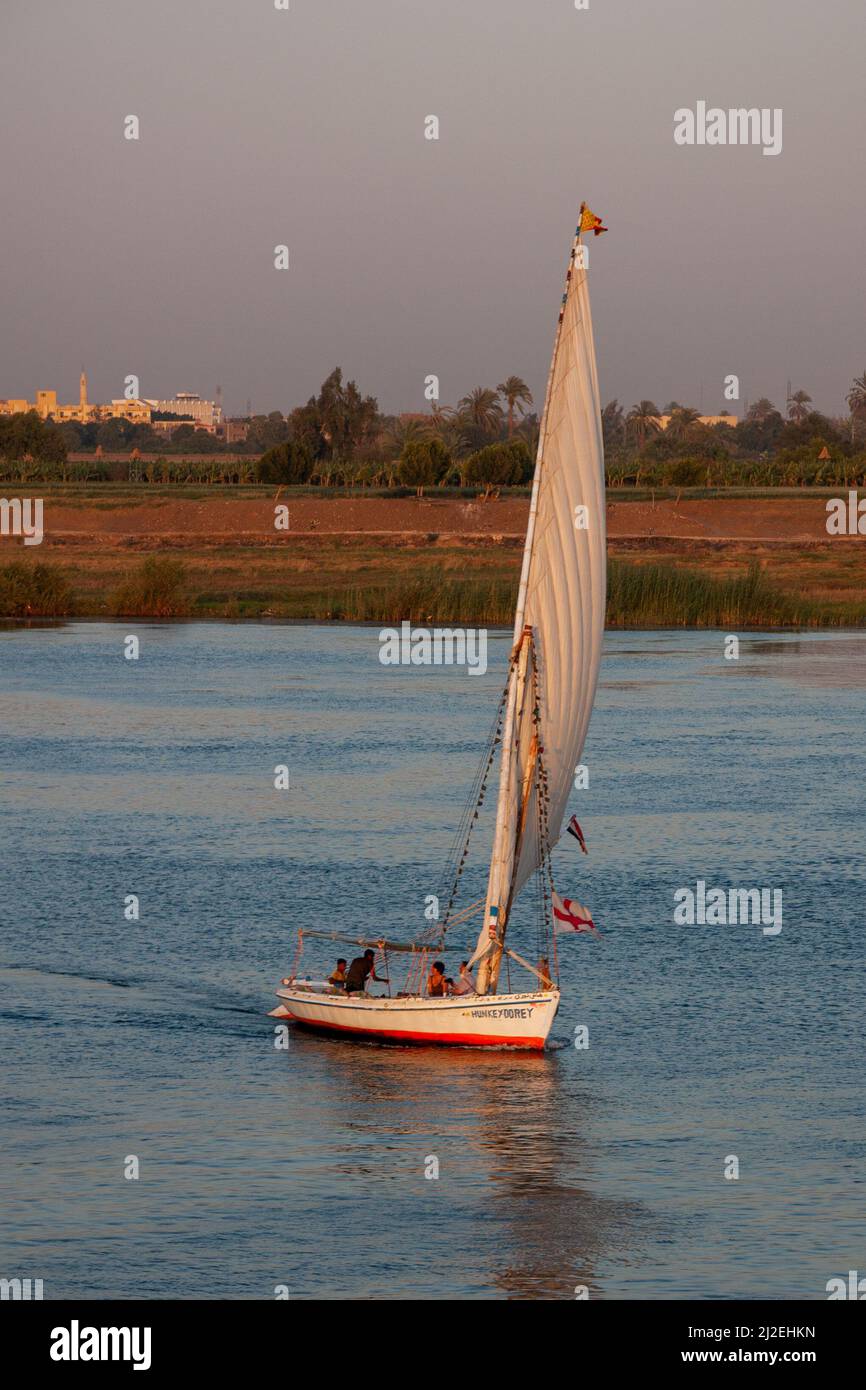Scenes on the River Nile, Egypt Stock Photo - Alamy