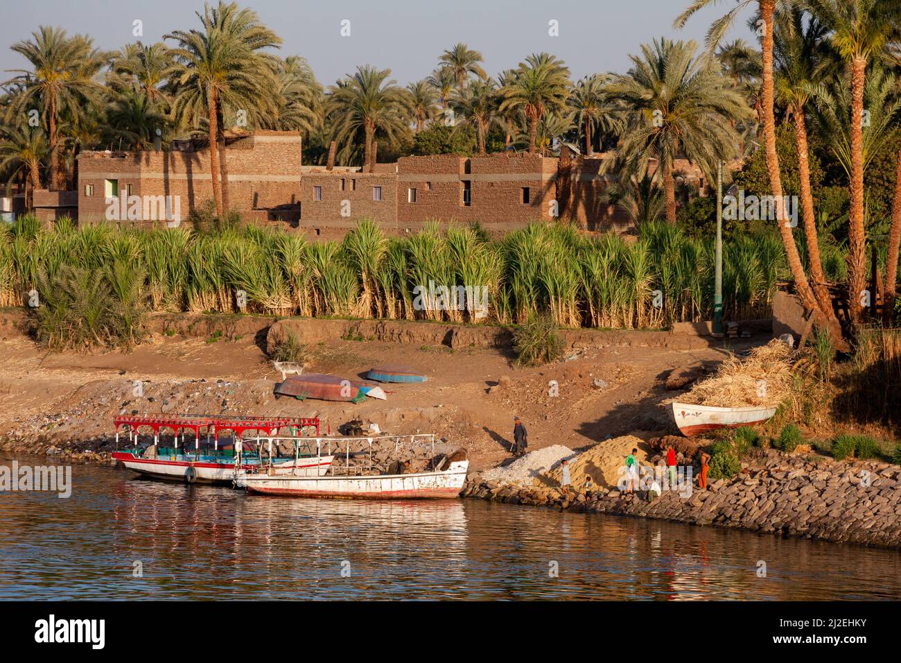 Scenes on the River Nile, Egypt Stock Photo - Alamy