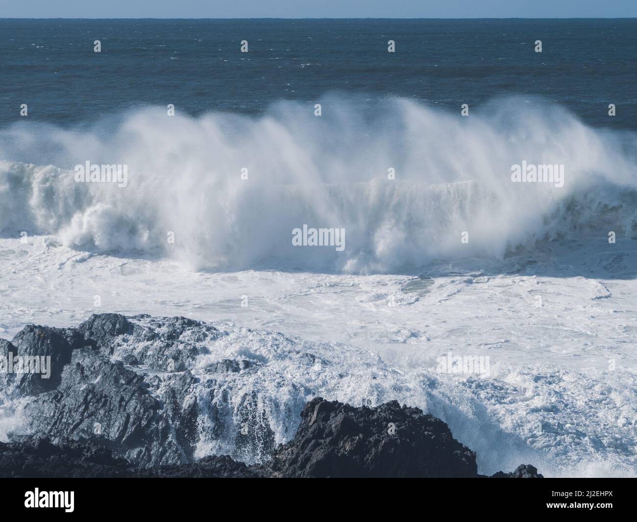 Headland seaspray hi-res stock photography and images - Alamy